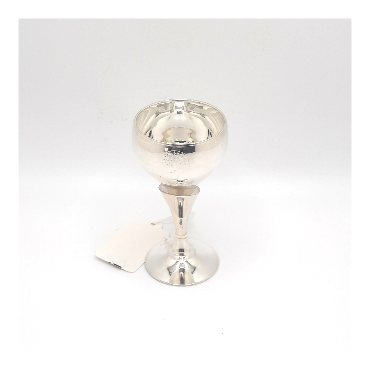 Tree of Life Carved Silver Plated Chalice 3 1/4"H1 | Mystical, LLC